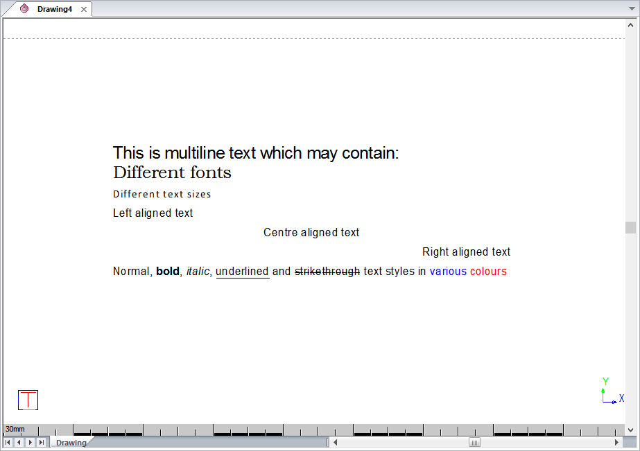 Multiline Text