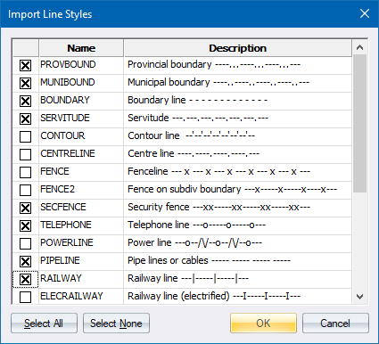 Line Styles